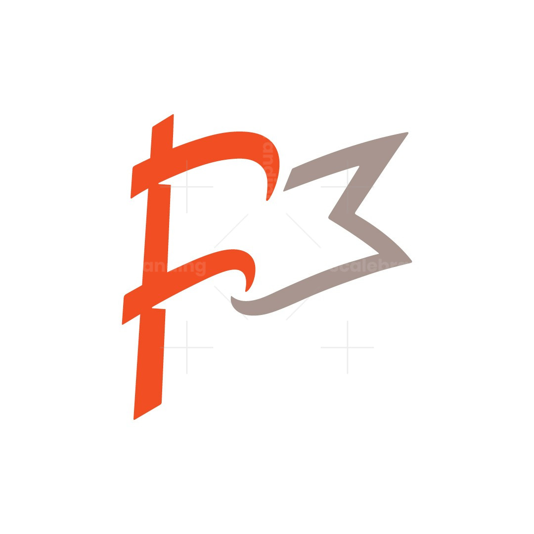 Letter FM Waving Flag Logo | Scalebranding