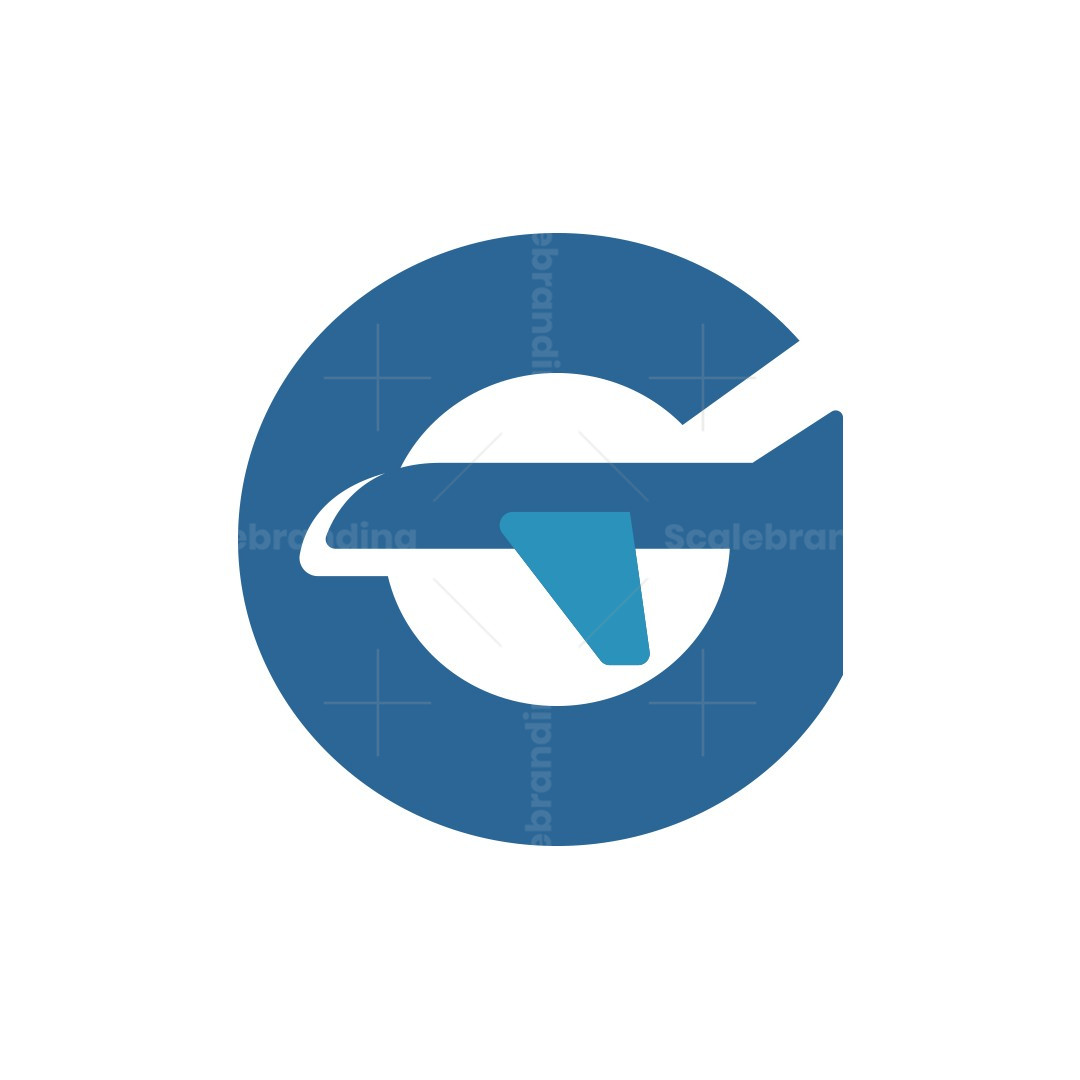 Letter G And Airplane Logo | Scalebranding