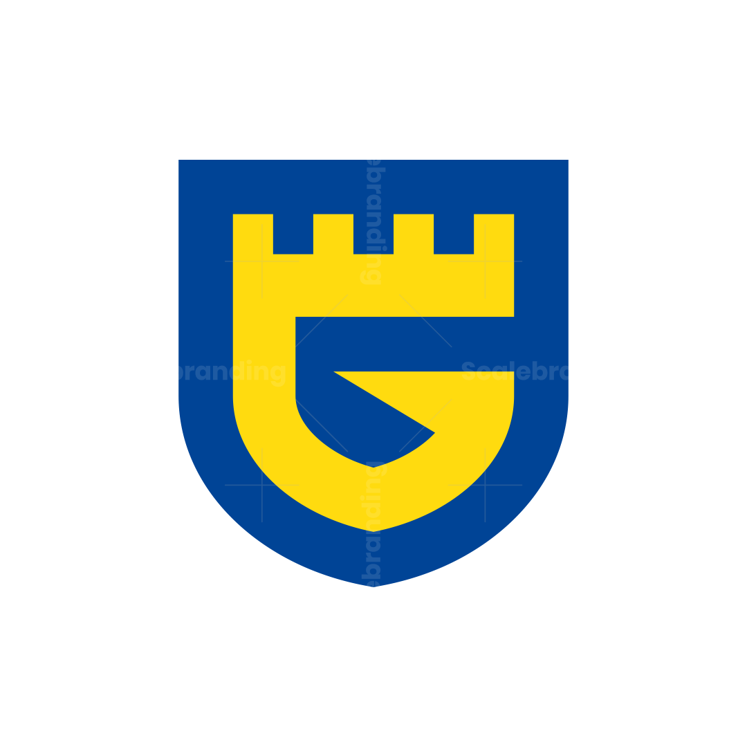 Letter G Castle Minimal Design Logo | Scalebranding