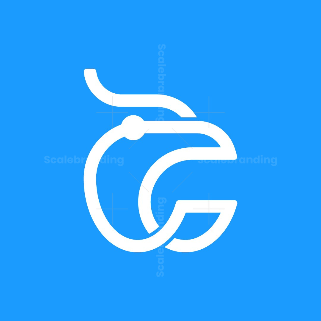 Letter G Eagle Mouse Logo | Scalebranding