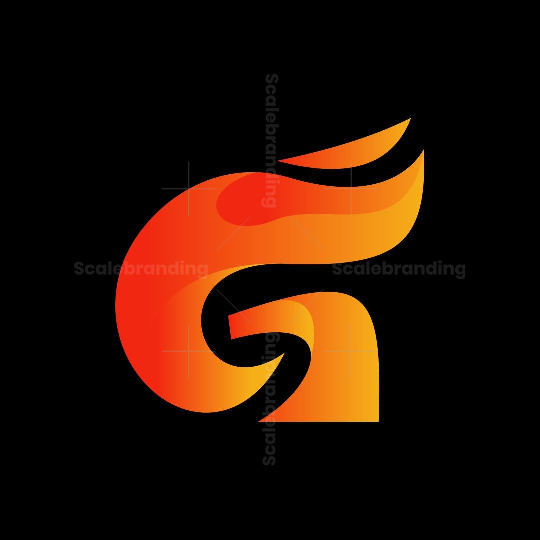 Letter G Fire Logo | Scalebranding