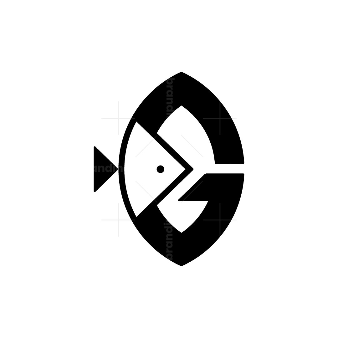 Simple Letter G Fish Logo | Scalebranding
