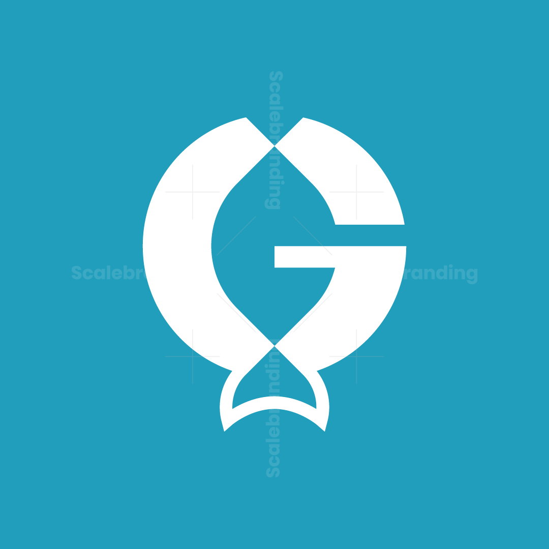 Letter G Fish Logo | Scalebranding