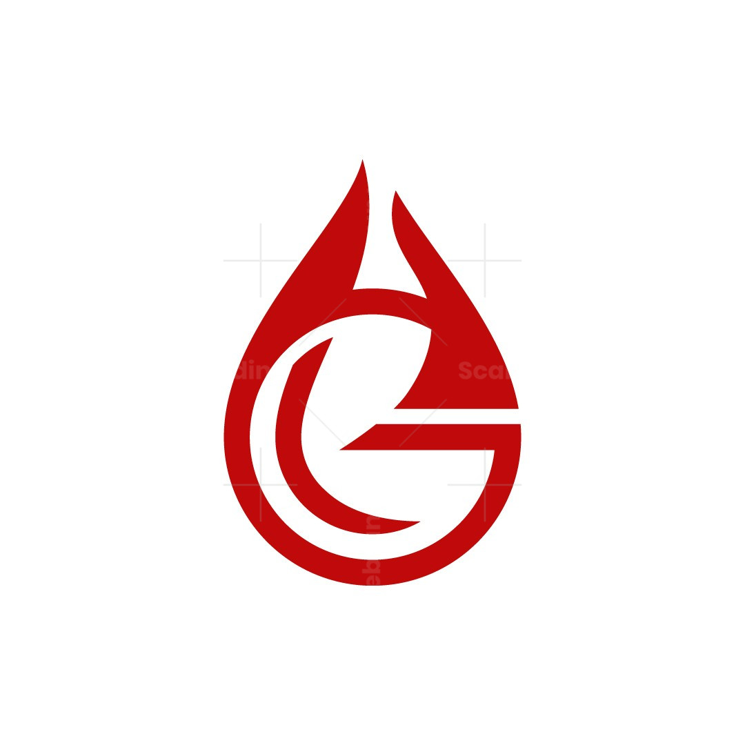 Letter G Flame Logo | Scalebranding