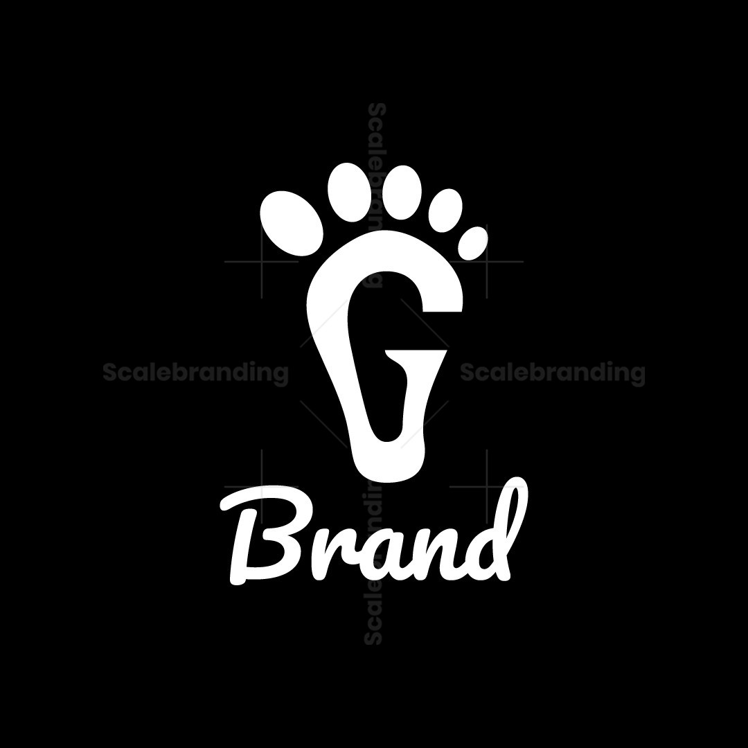 Letter G Foot Logo | Scalebranding