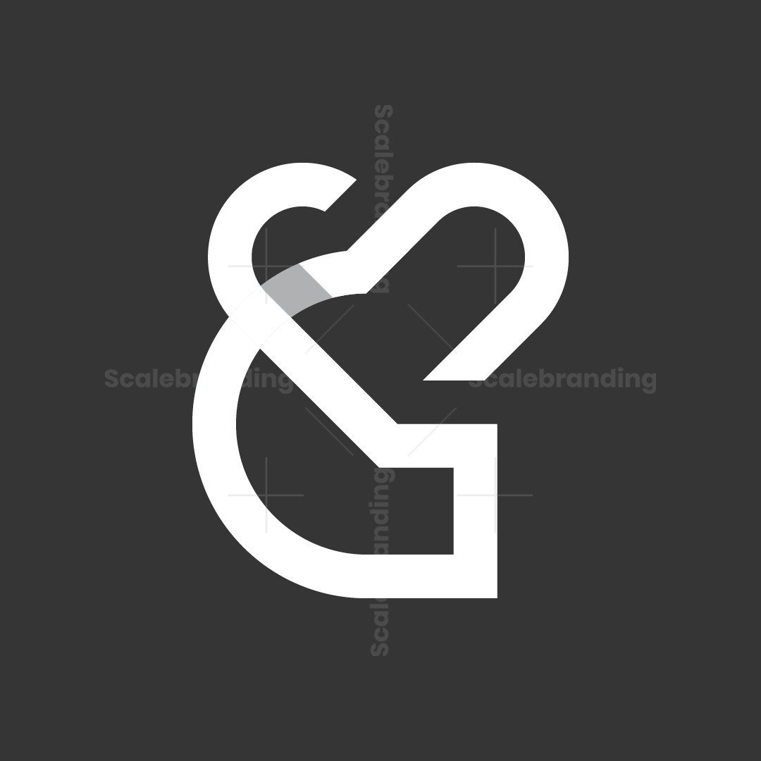 Letter G Heart Logo | Scalebranding