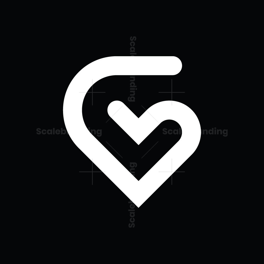 Letter G Love Logo | Scalebranding