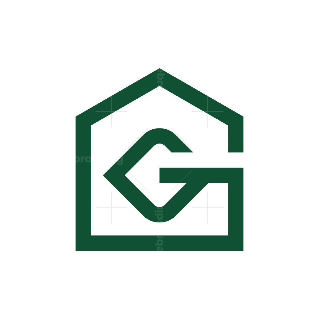 Letter G or GG Home Leaf Logo | Scalebranding
