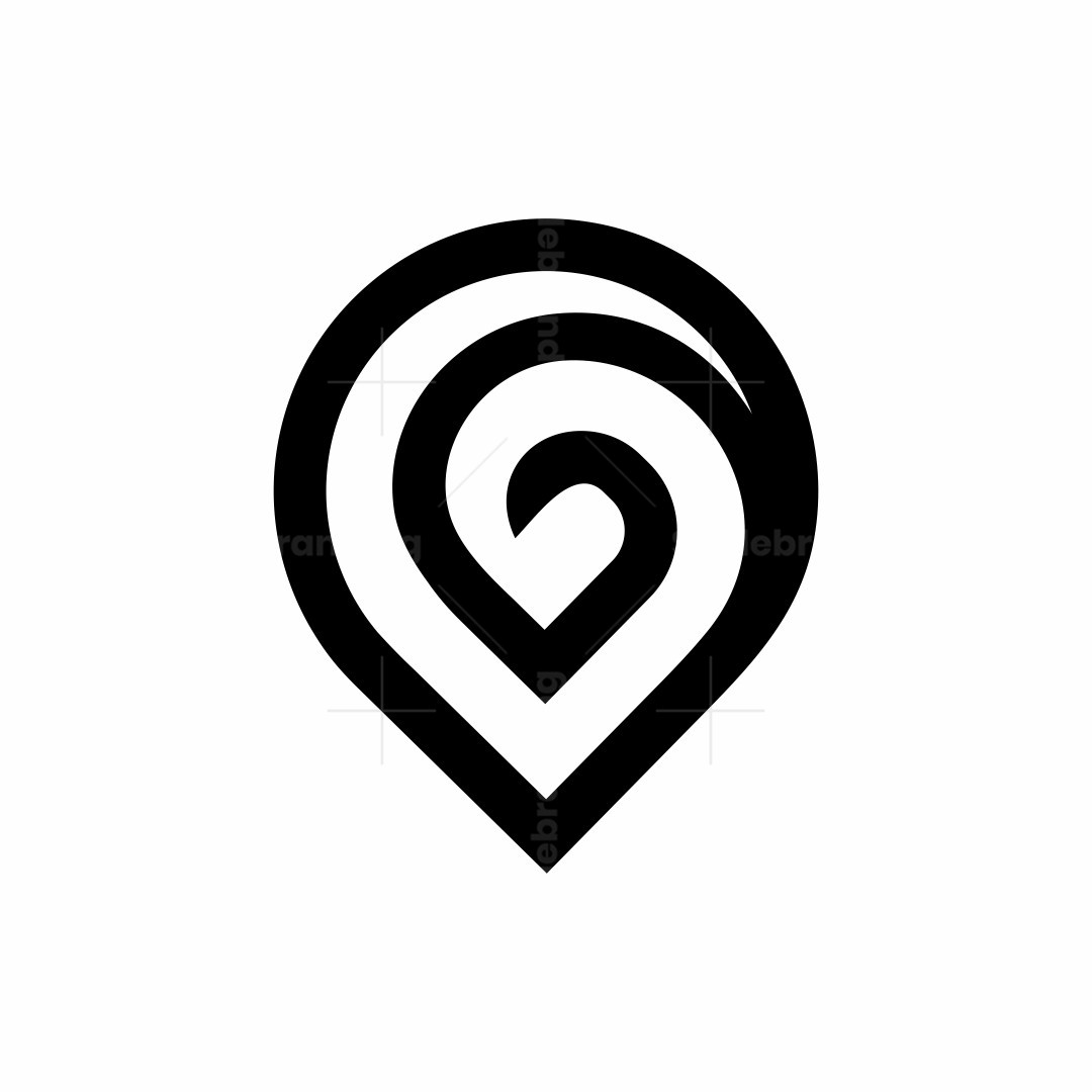Letter G Pin Map Logo | Scalebranding