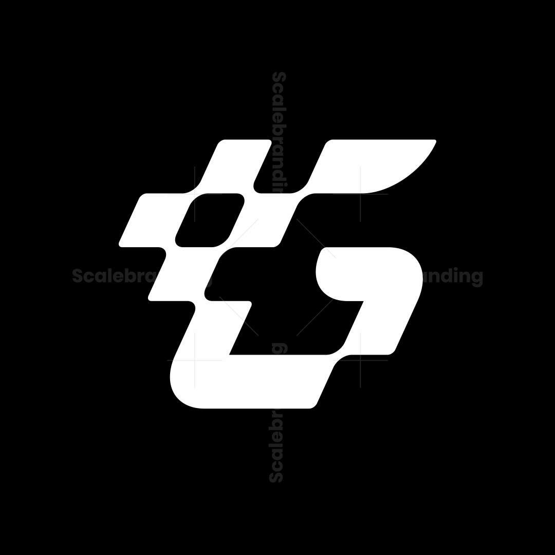 Letter G Racing Flag Logo | Scalebranding