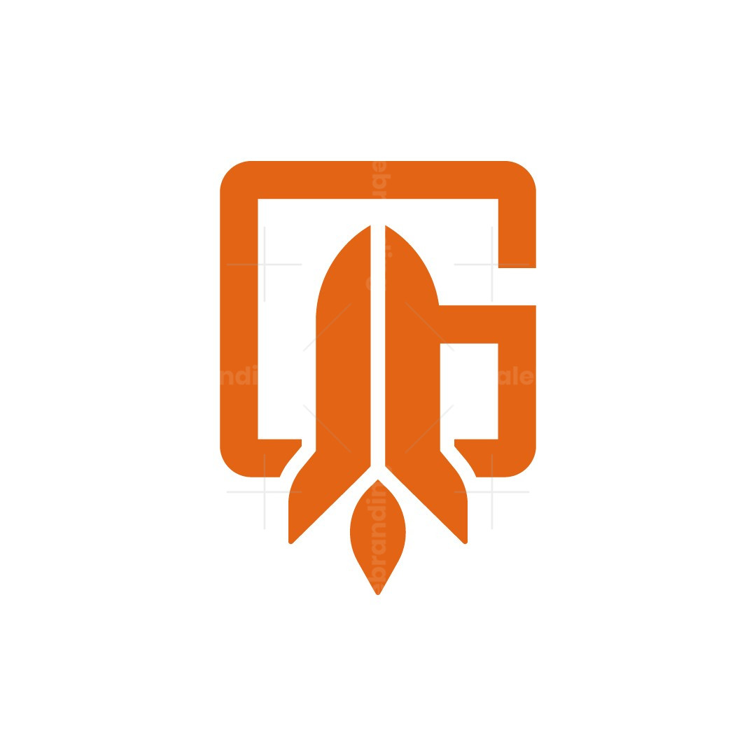 Letter G Rocket Logo | Scalebranding