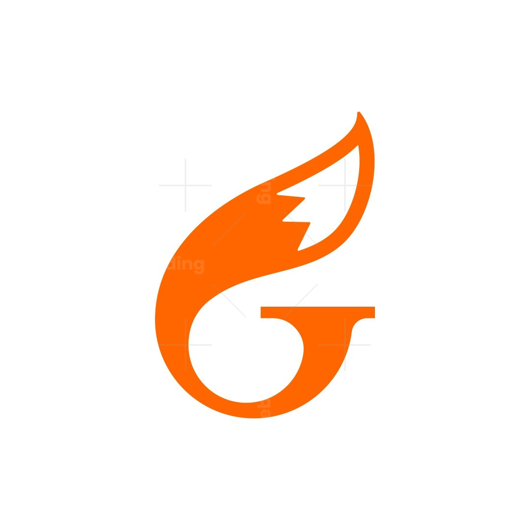 Letter G Tail Fox Logo | Scalebranding