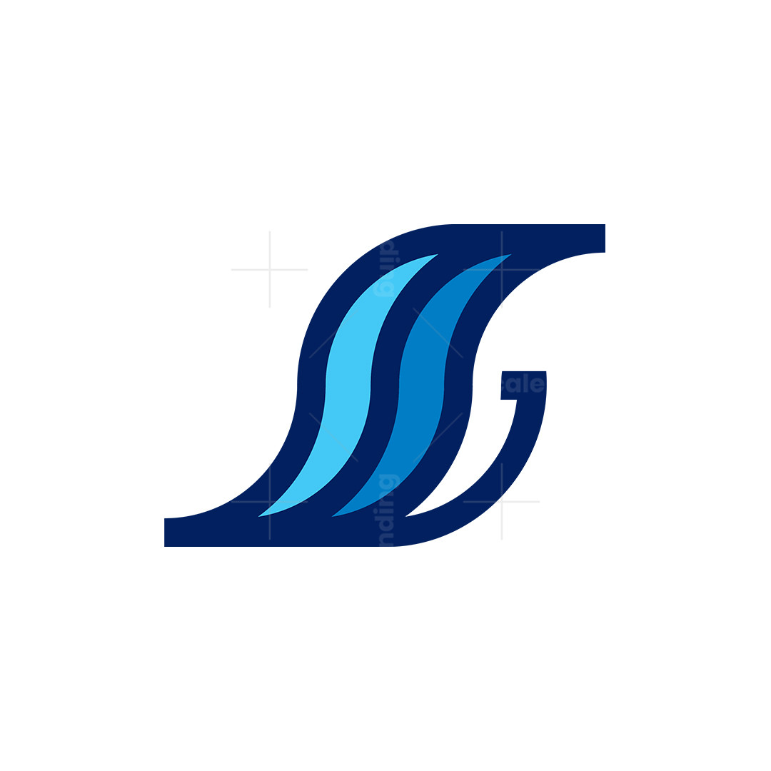 Letter G Wave Logo | Scalebranding