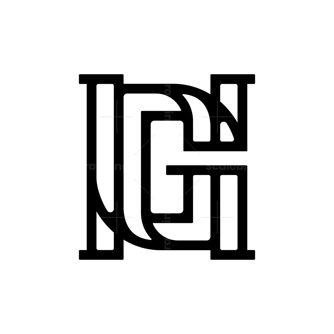 Letter GH HG Logo | Scalebranding