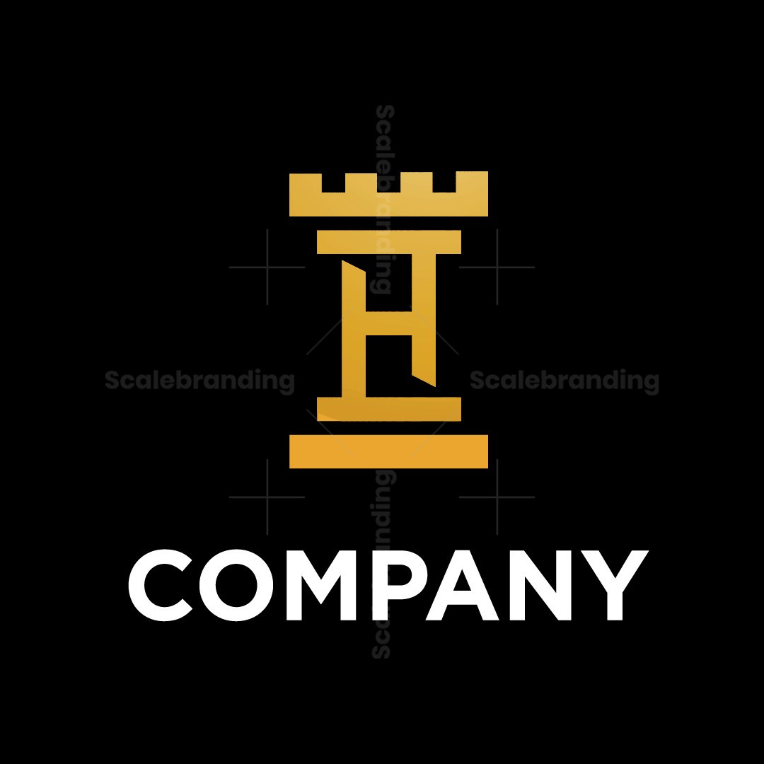 letter H castle Logo | Scalebranding