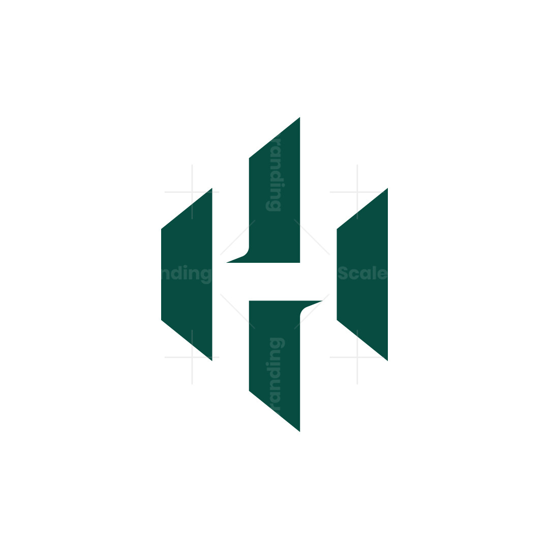 Letter H chart Logo | Scalebranding