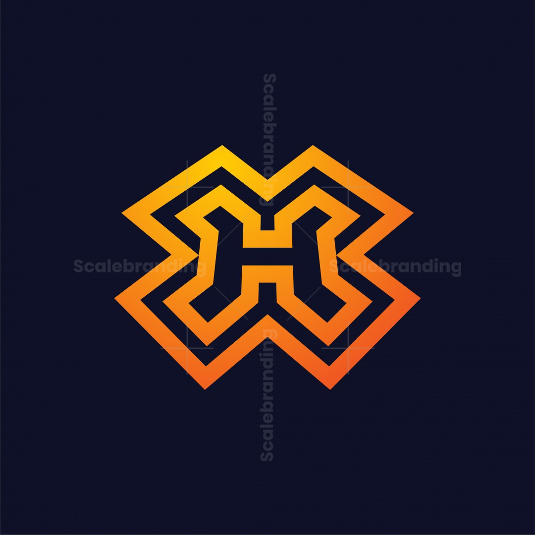 Letter H Cross Logo | Scalebranding