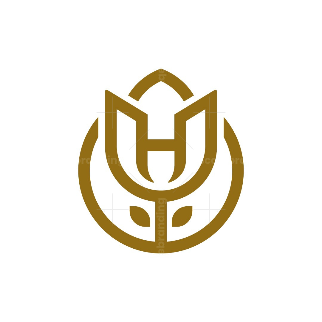Letter H Flower Logo | Scalebranding
