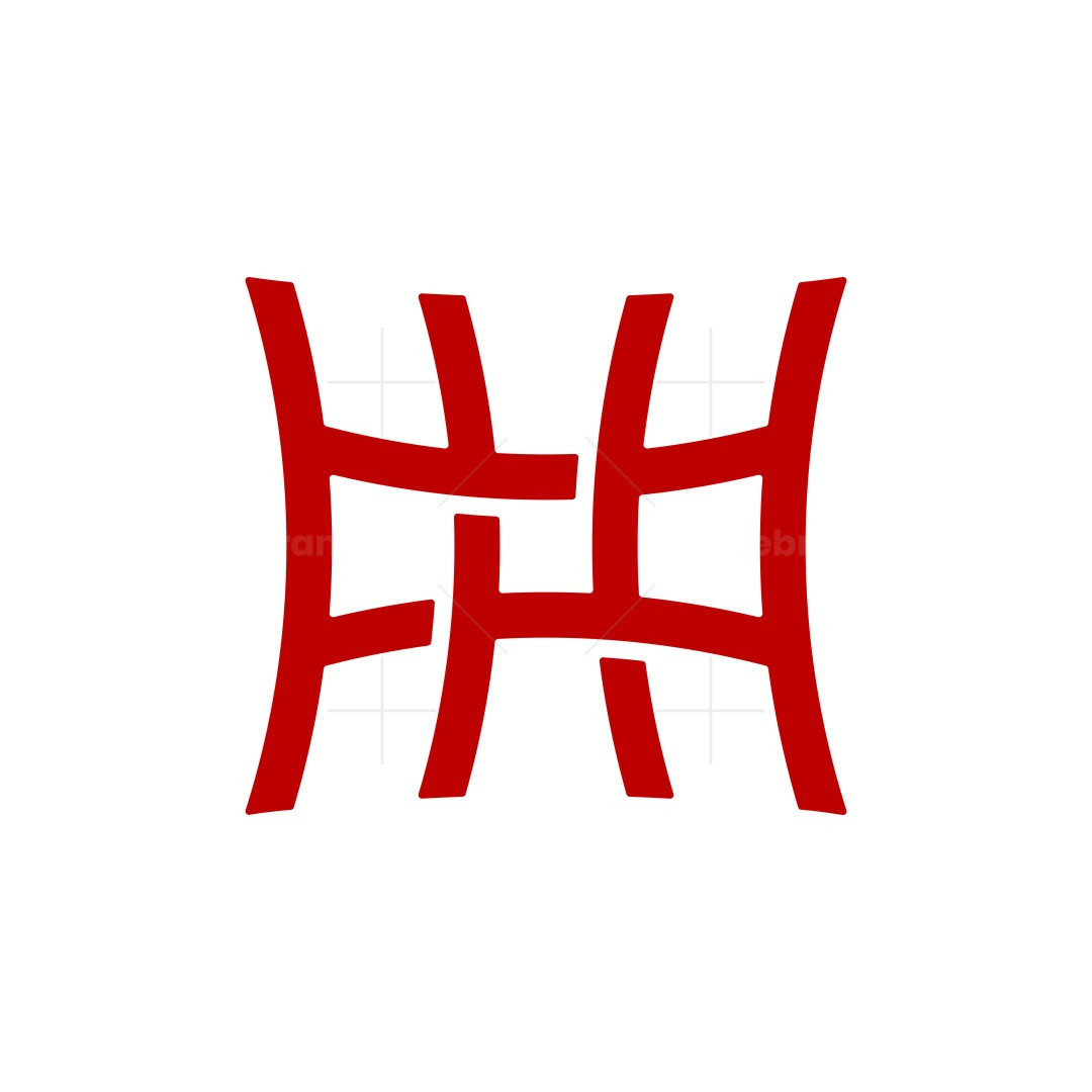 letter H hashtags logo | Scalebranding