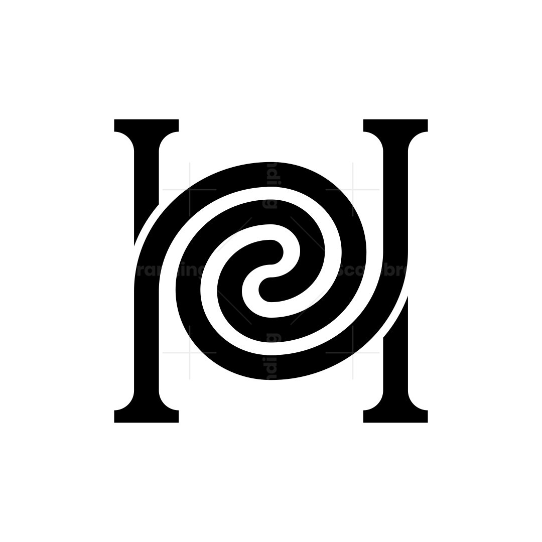 Letter H Hypnotic Logo | Scalebranding