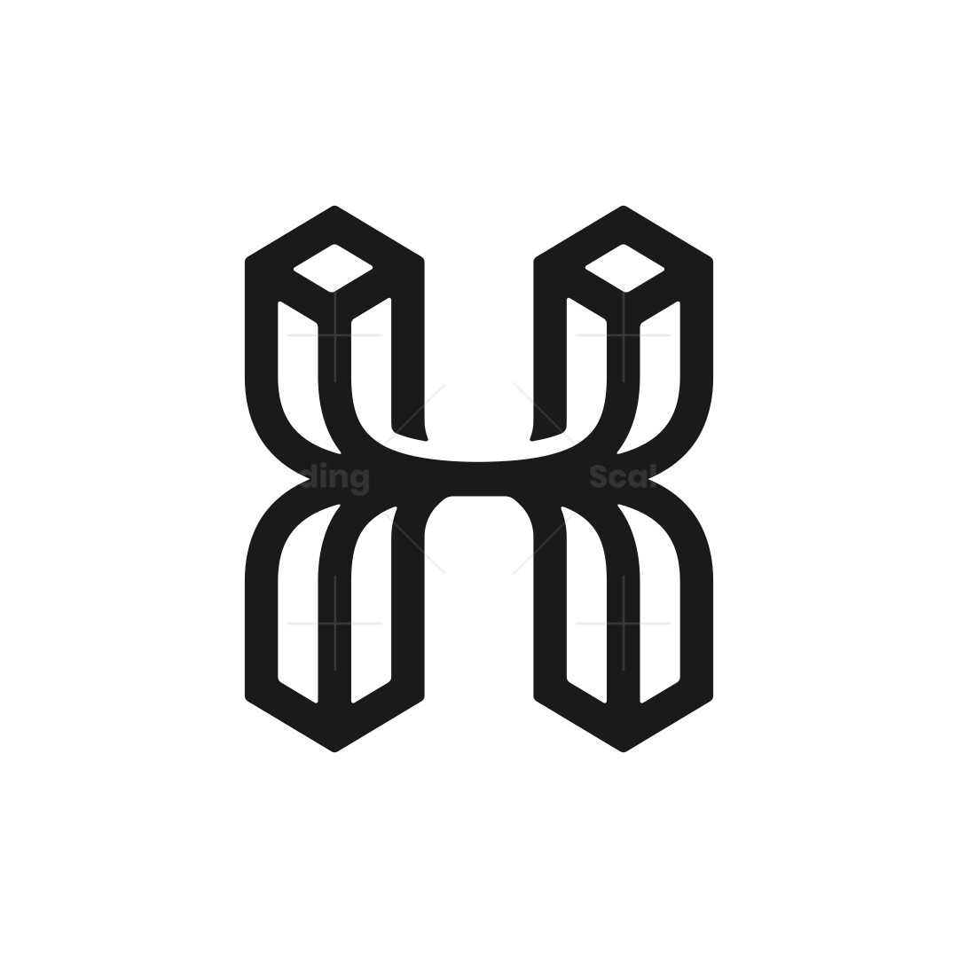 Letter H Monogram Logo | Scalebranding