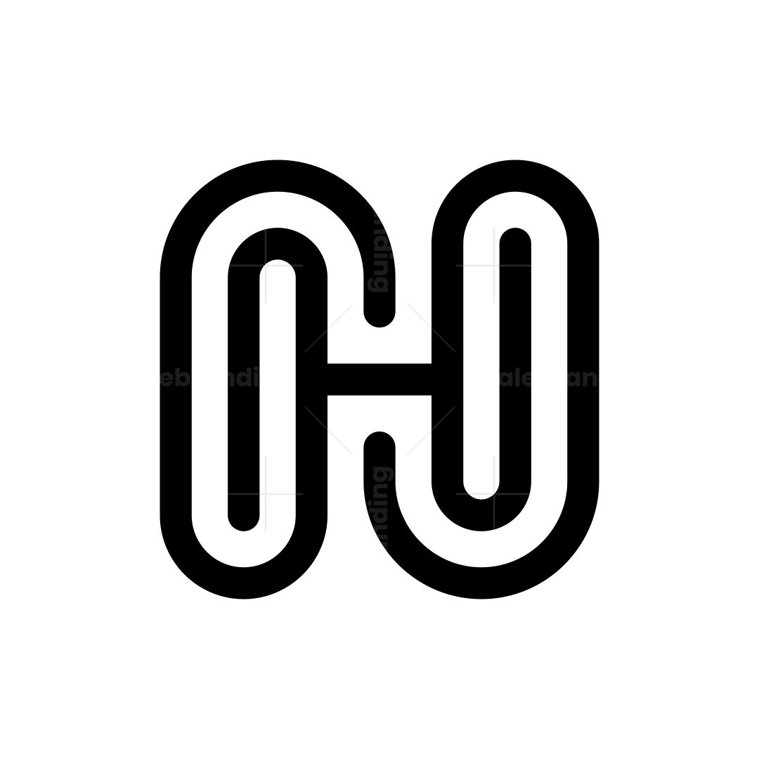 Letter H Paper Clip Logo | Scalebranding