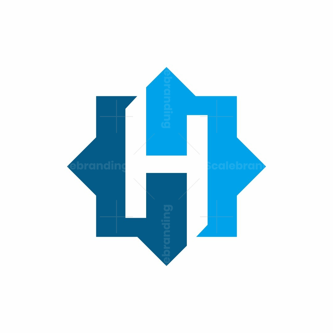 Letter H Star Logo | Scalebranding