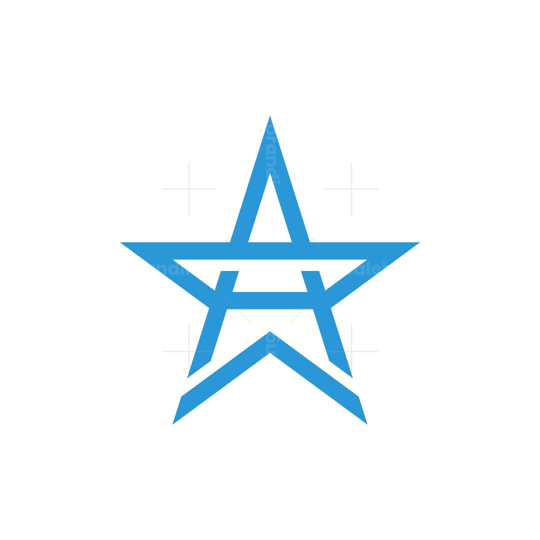Letter H Star Logo | Scalebranding
