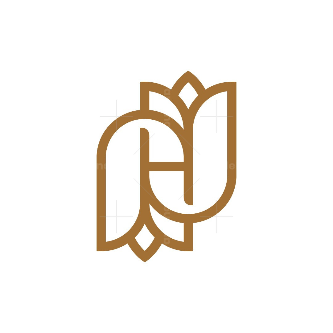 Letter H Tulip Flower Logo | Scalebranding