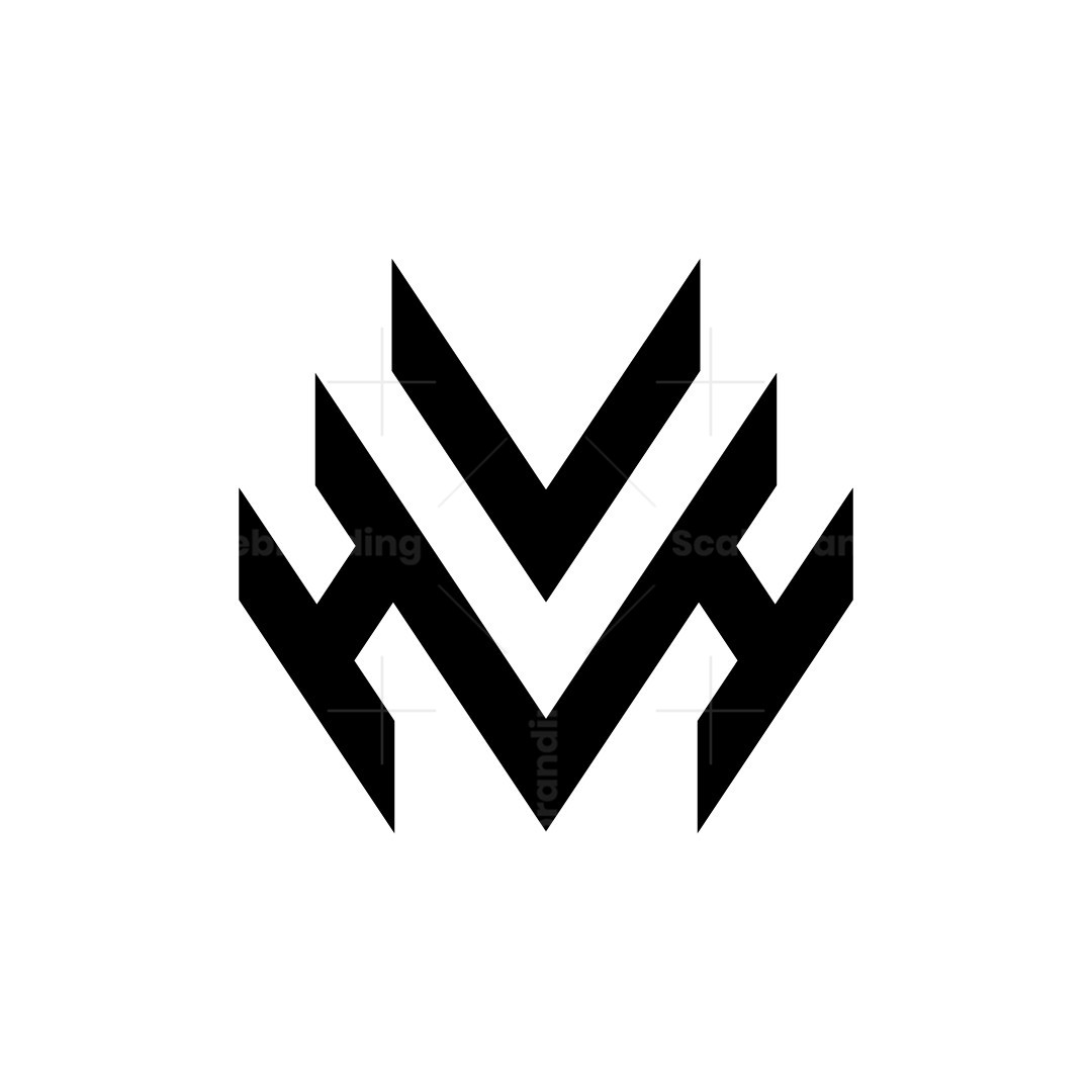 Letter HVH Logo | Scalebranding