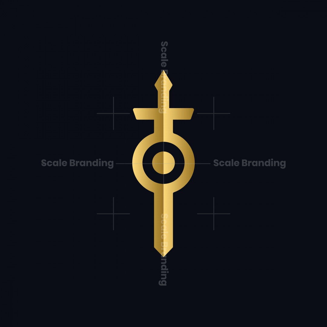 Letter I Sword Logo | Scalebranding