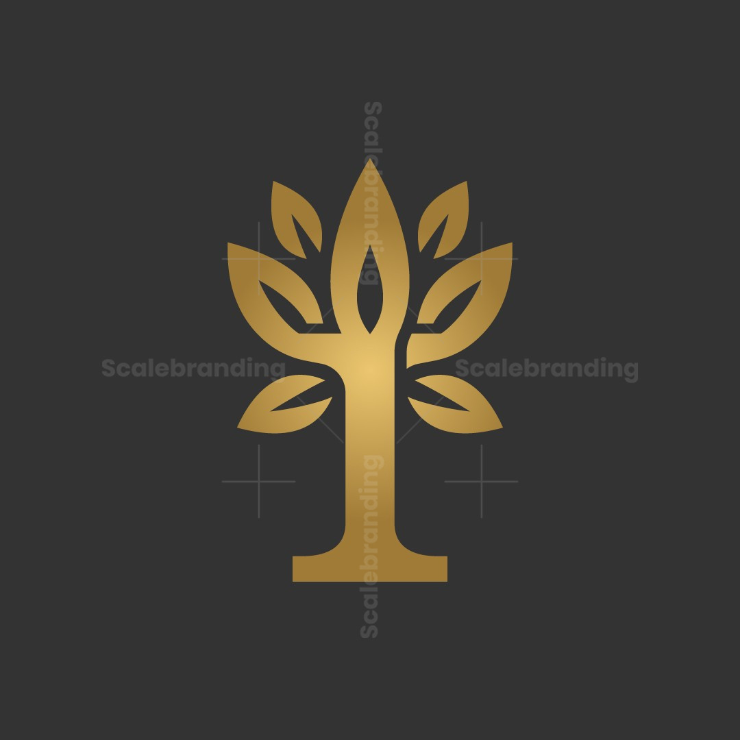 Letter I Tree Logo | Scalebranding