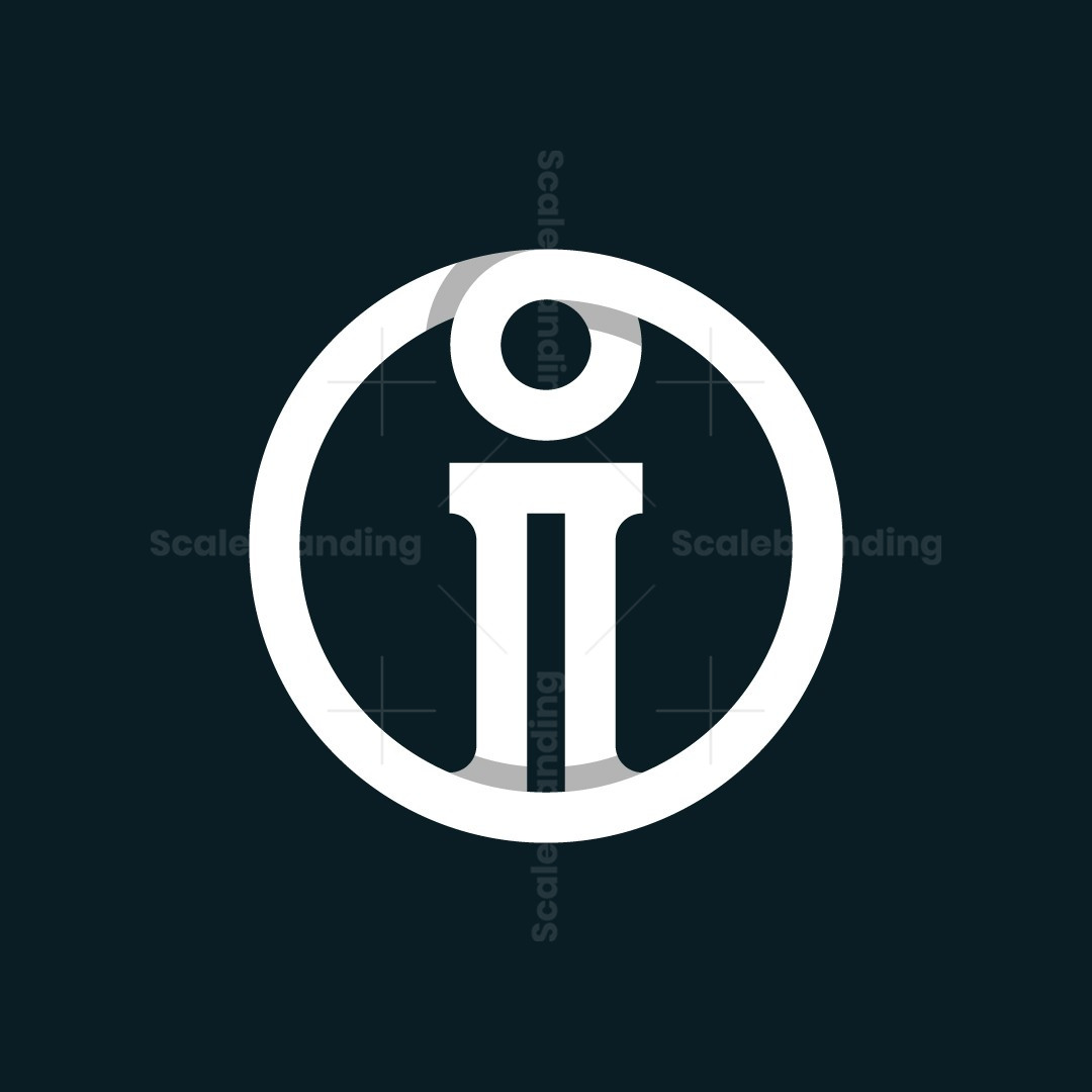 Letter I With Circle Logo | Scalebranding