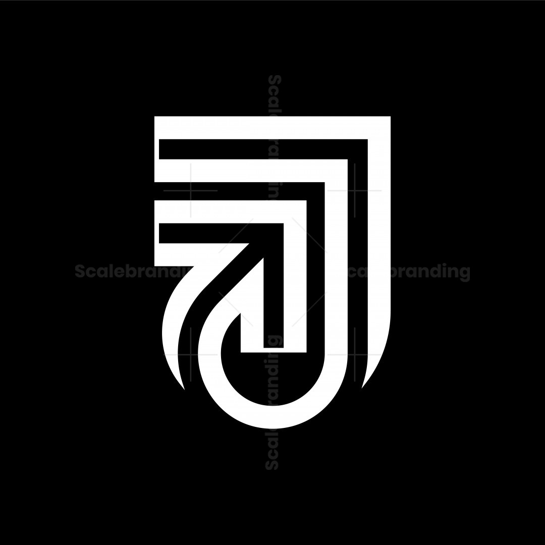 Letter J Arrow Logo | Scalebranding
