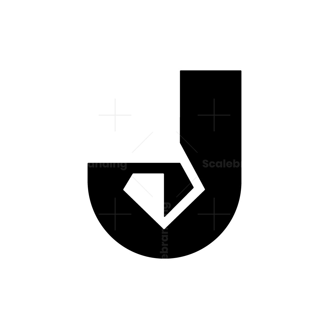 Letter J Diamond Logo | Scalebranding