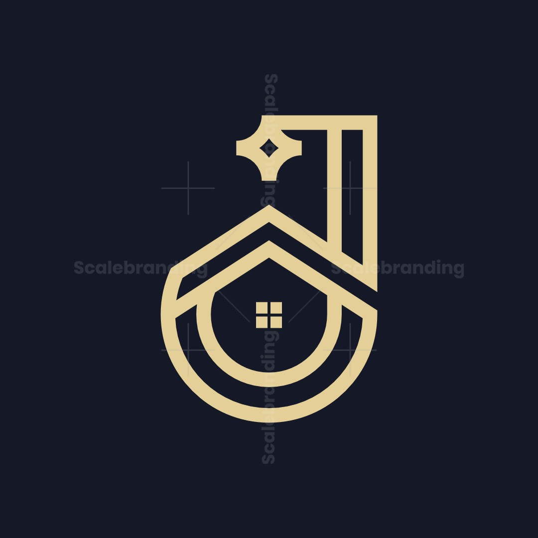 Letter J House With Star Logo | Scalebranding