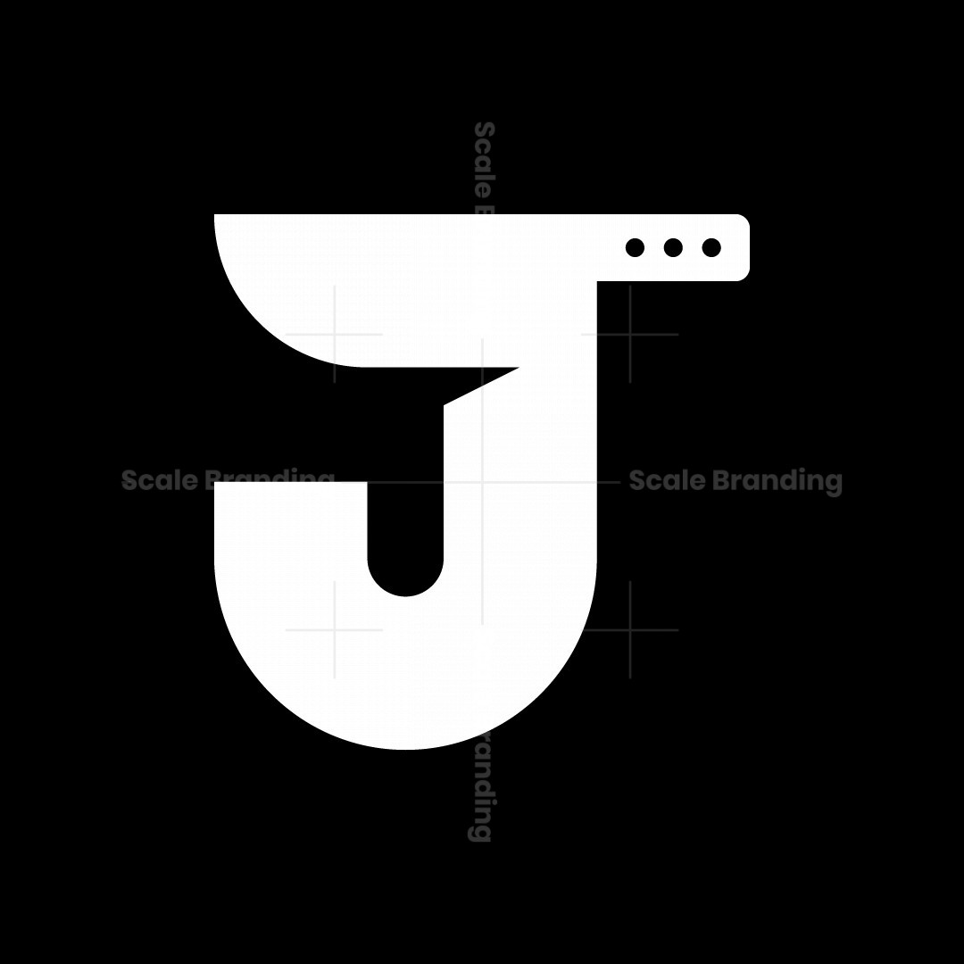 Letter J Knife Logo | Scalebranding