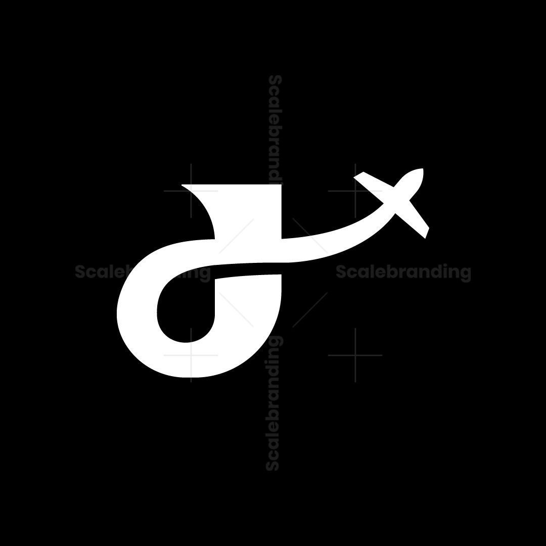 Letter J Plane Logo | Scalebranding