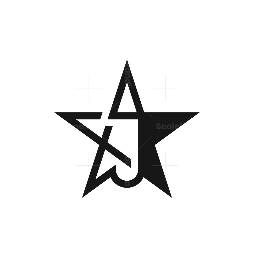 Letter J Star Logo | Scalebranding