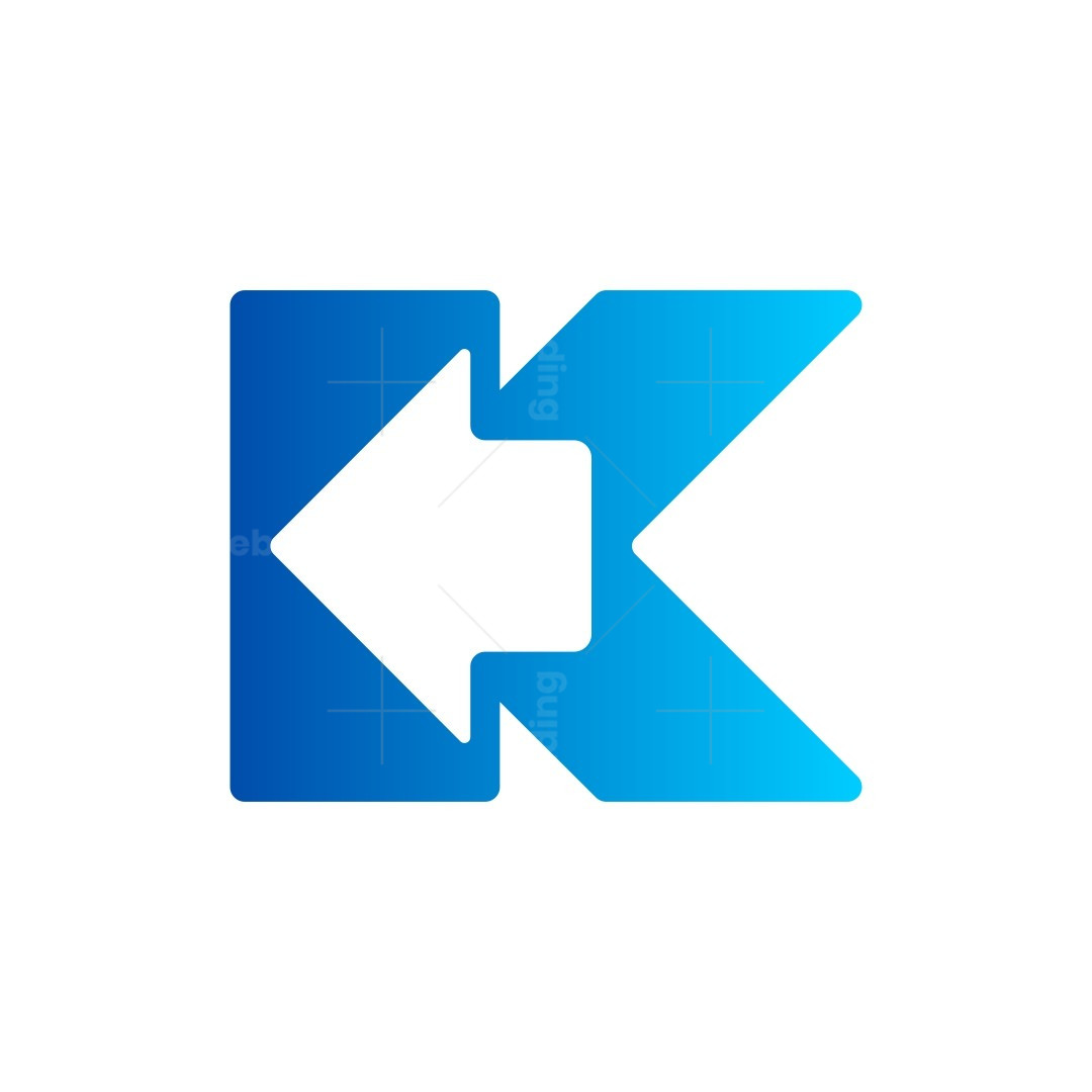 Letter K Arrow Logo | Scalebranding