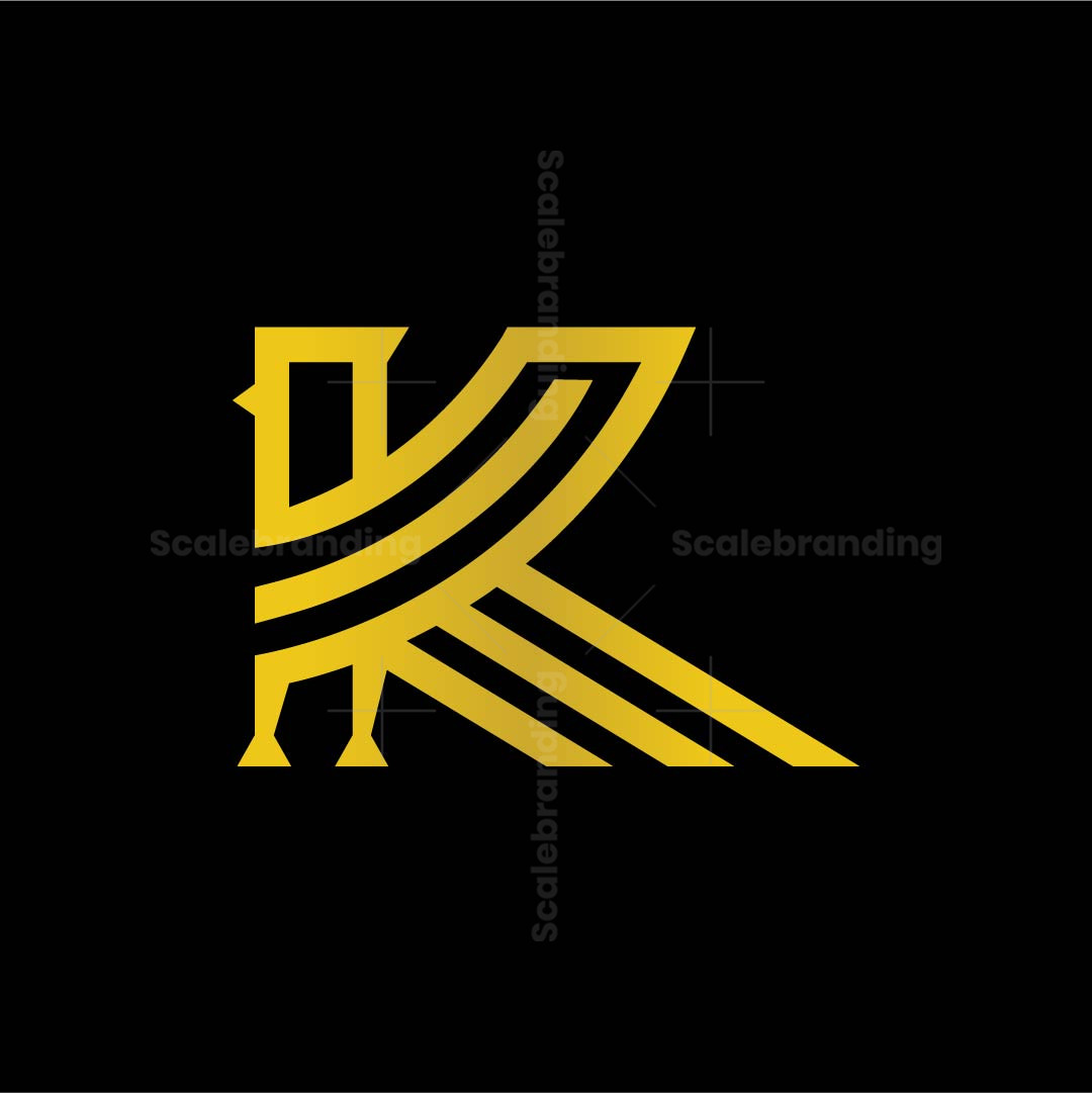 Letter K Bird Logo | Scalebranding