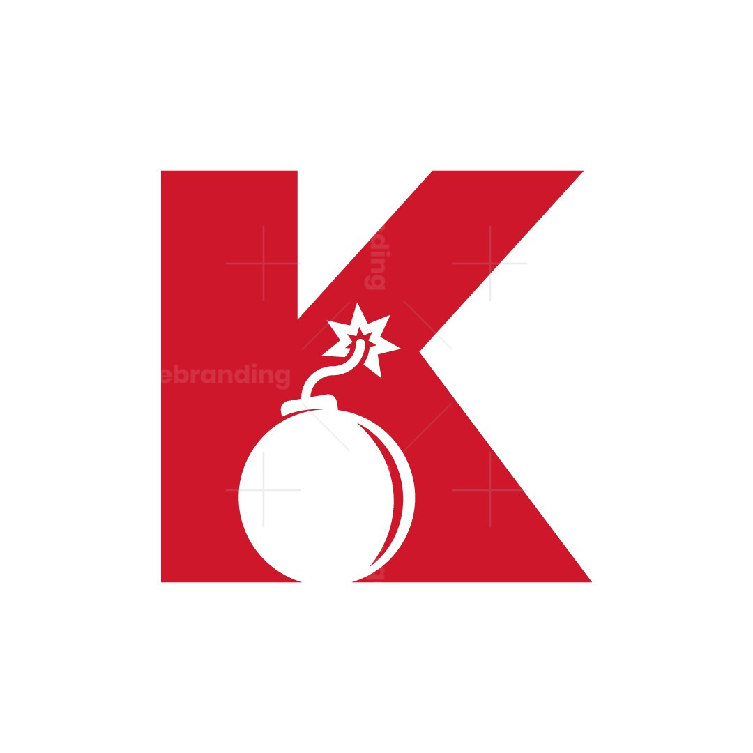 Letter K Bomb Modern Logo | Scalebranding