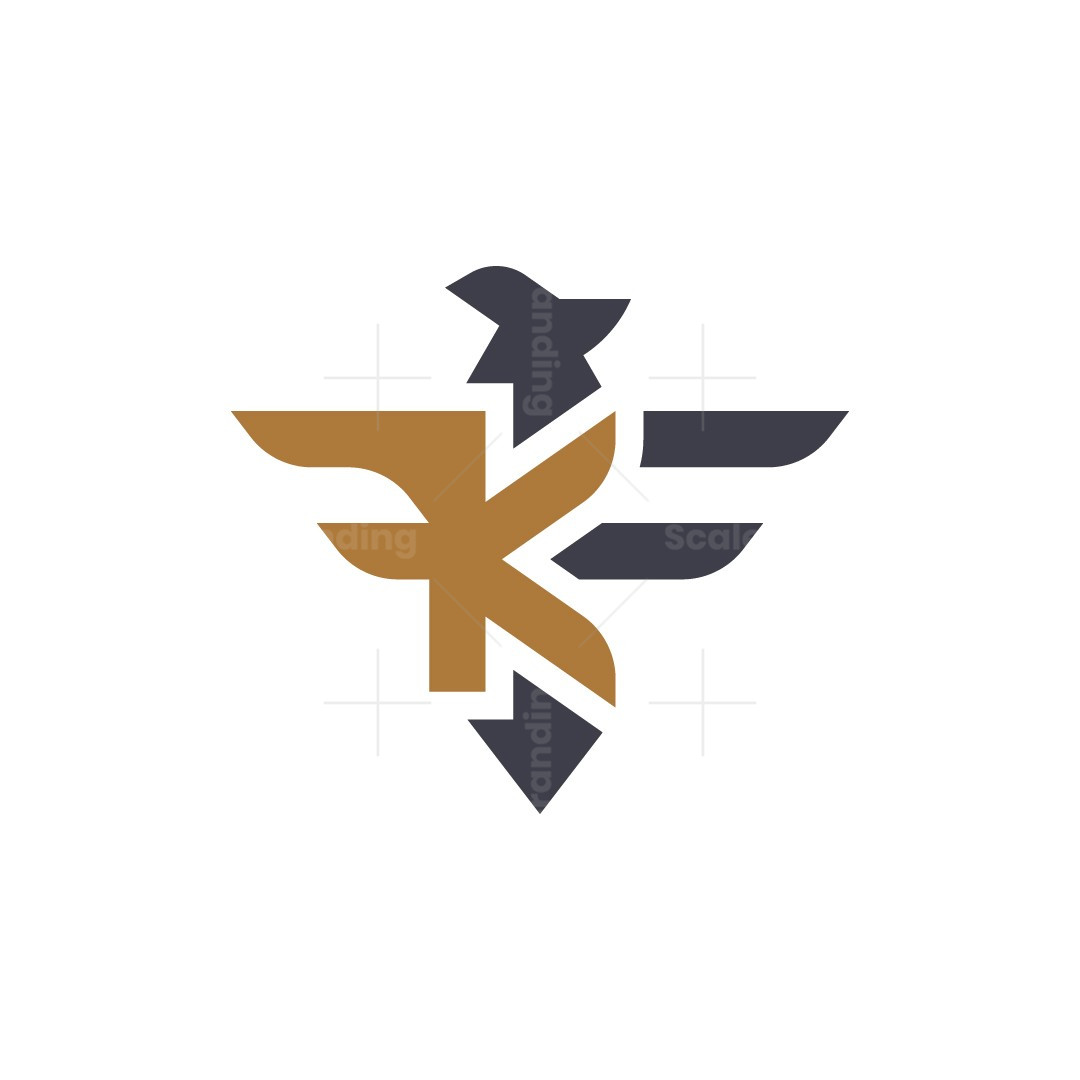Letter K Eagle Logo | Scalebranding