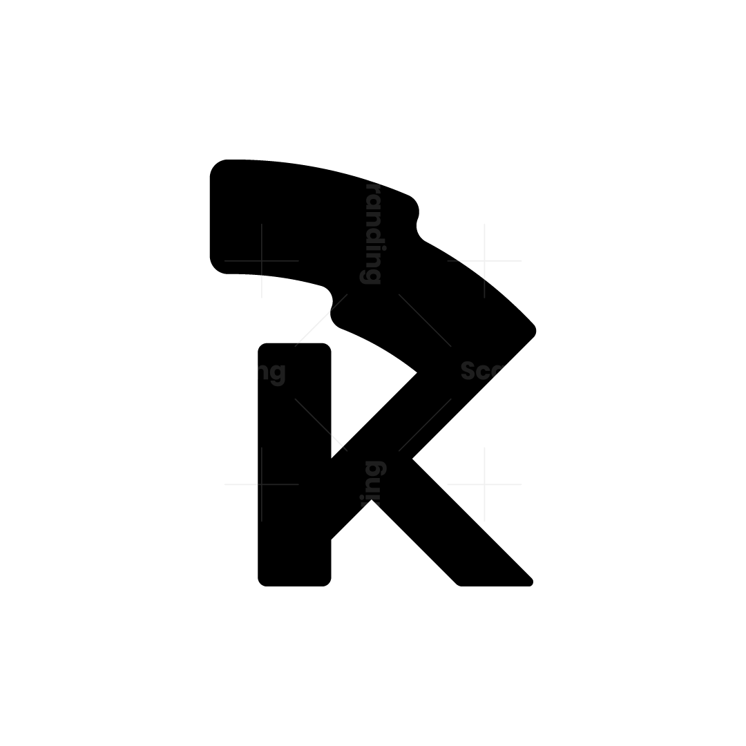 Letter K Flag Simple Logo | Scalebranding