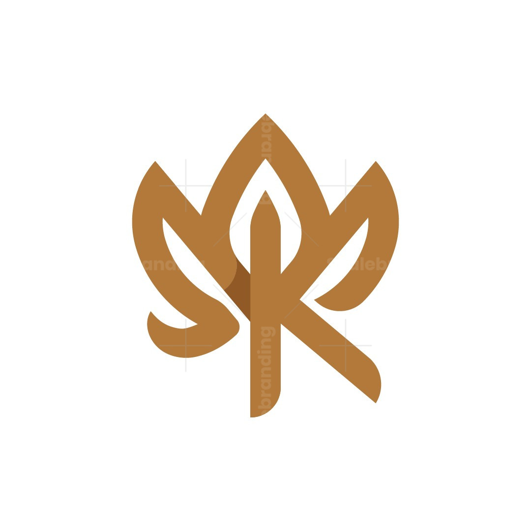 Letter K Flower Logo | Scalebranding