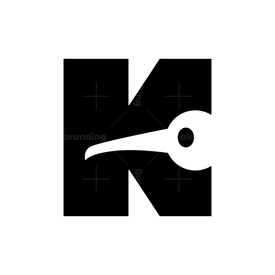 Letter K Kiwi Bird Logo | Scalebranding