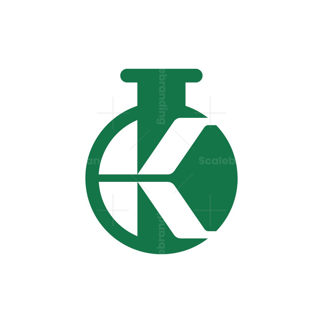 Letter K Laboratory Logo | Scalebranding