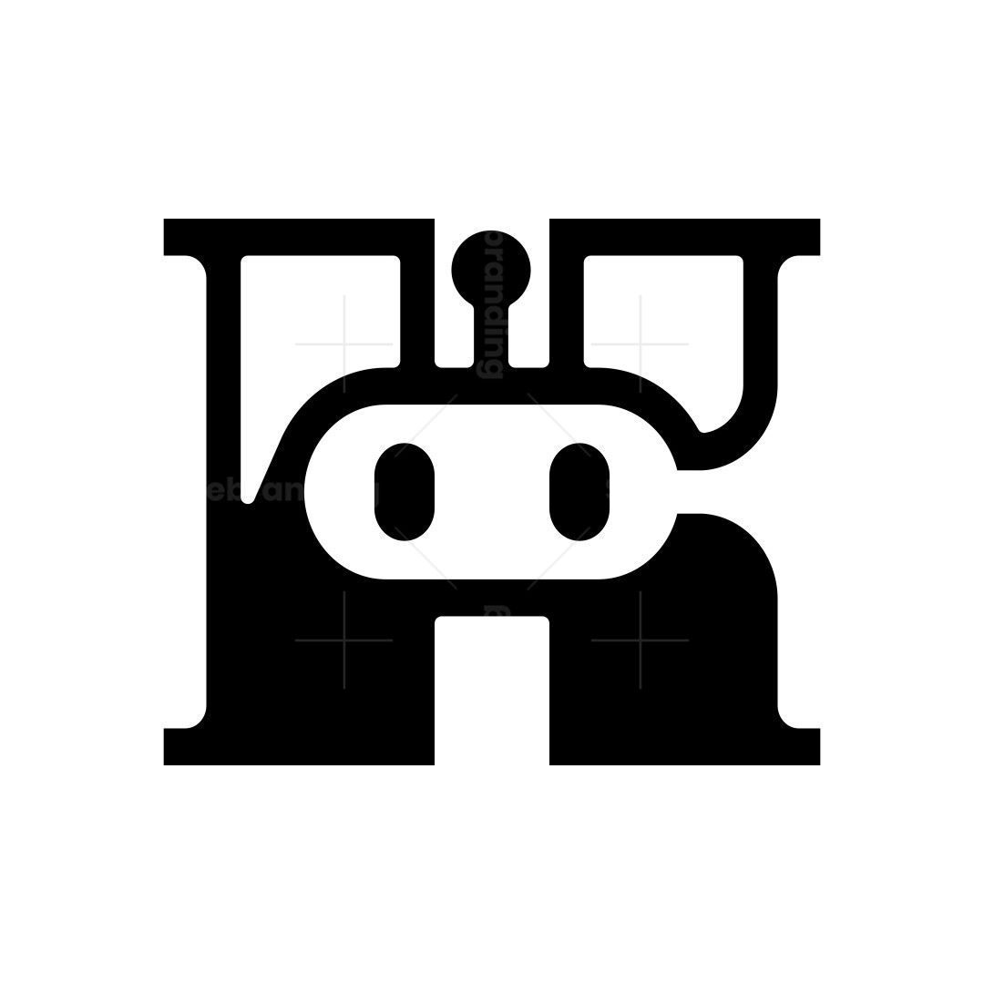 Letter K Robot Head Logo | Scalebranding
