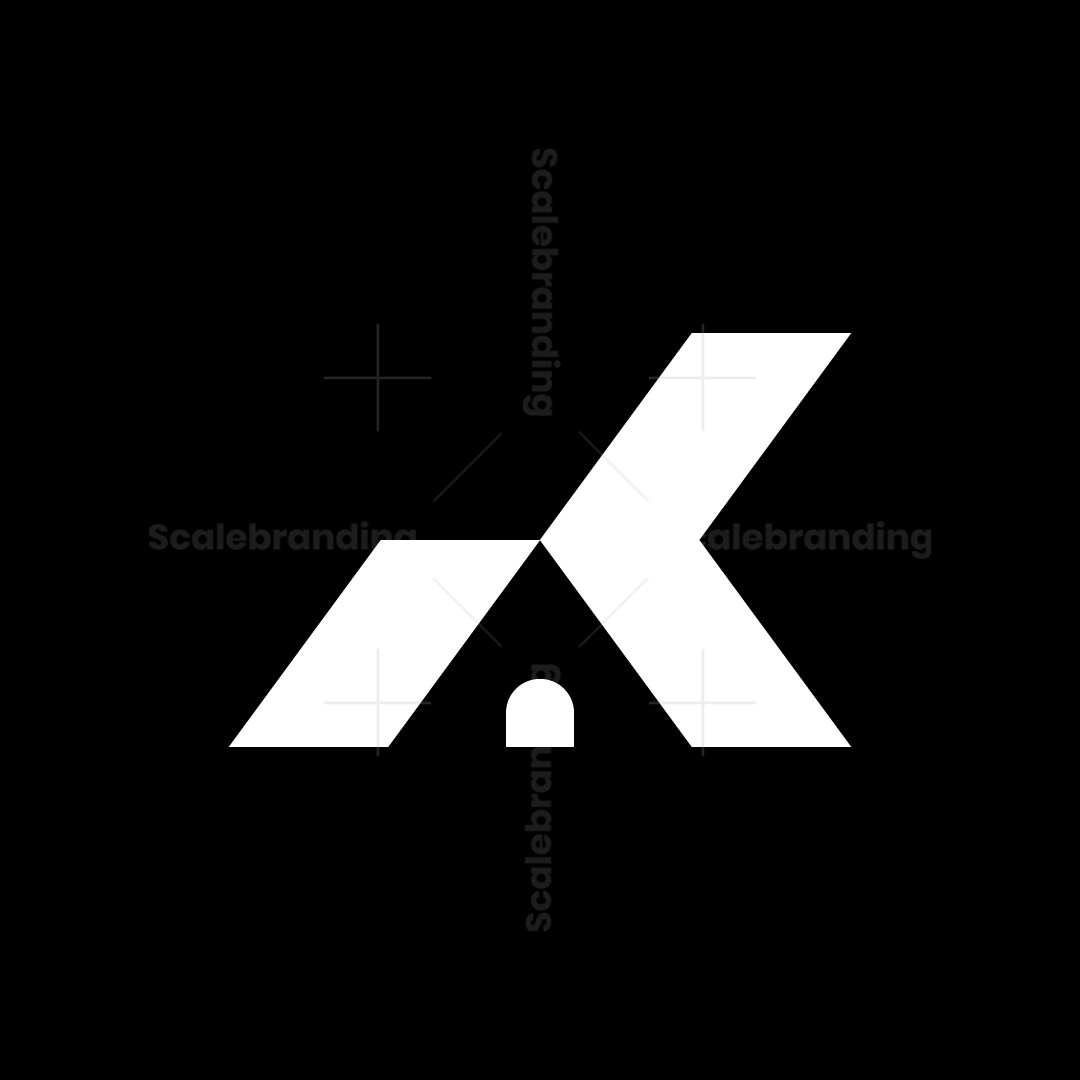 Letter K Roofing Logo | Scalebranding