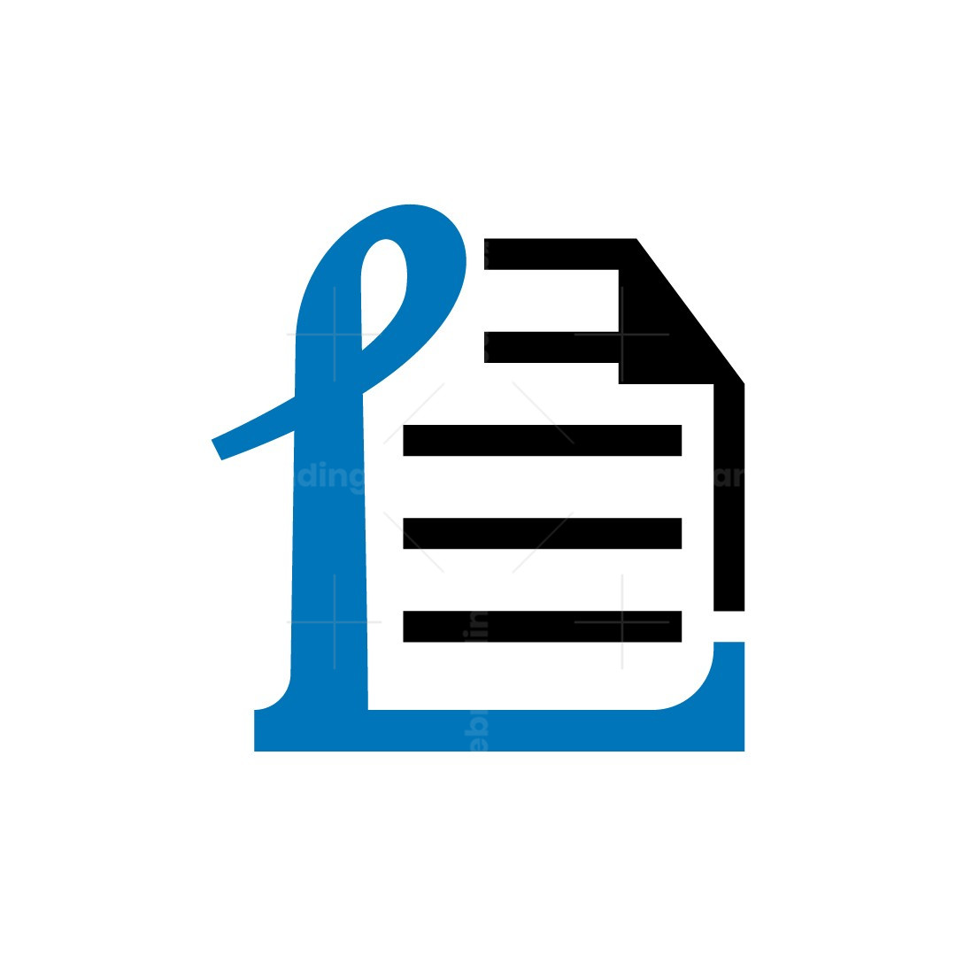 Letter L Document Logo | Scalebranding